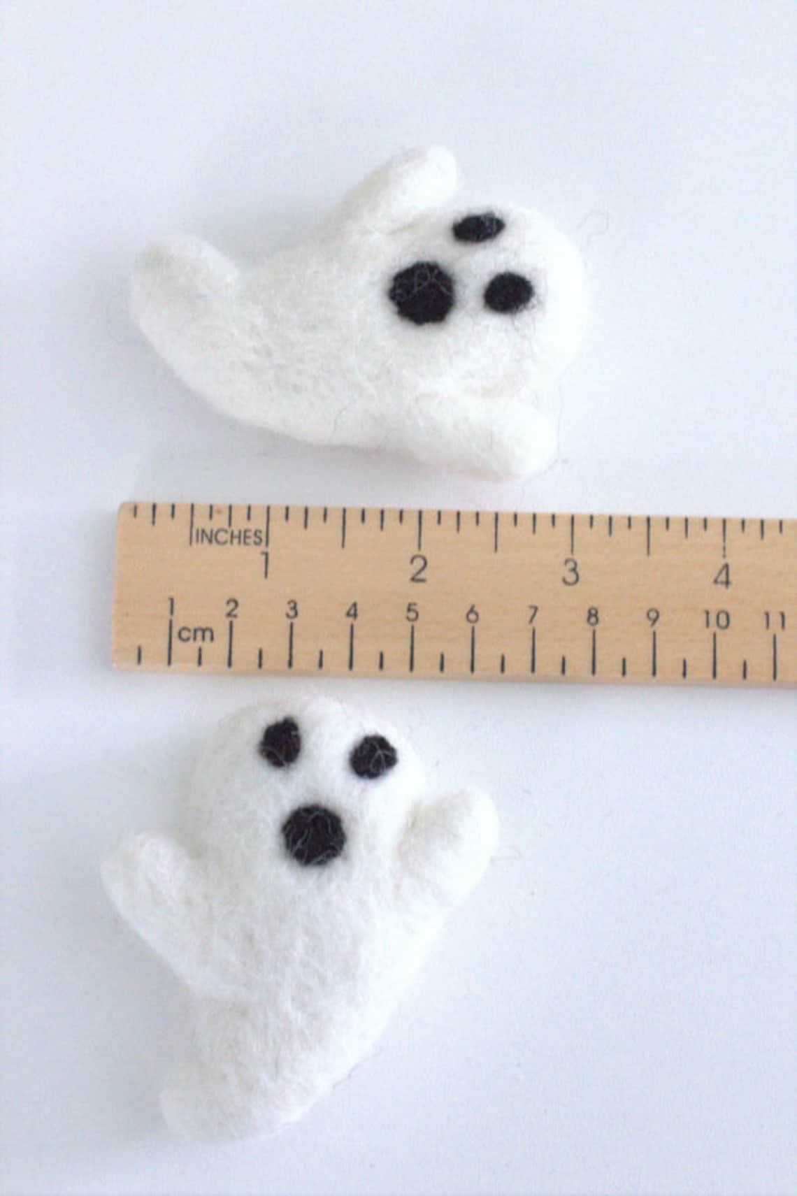 Felt Ghost OFF White Halloween Fall Autumn Shapes Decor 100% - Etsy