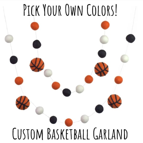Custom Basketball Garland - Etsy