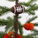 Thanksgiving Fall Ornaments Turkey, Football Pumpkin SET OF 3 Autumn ...