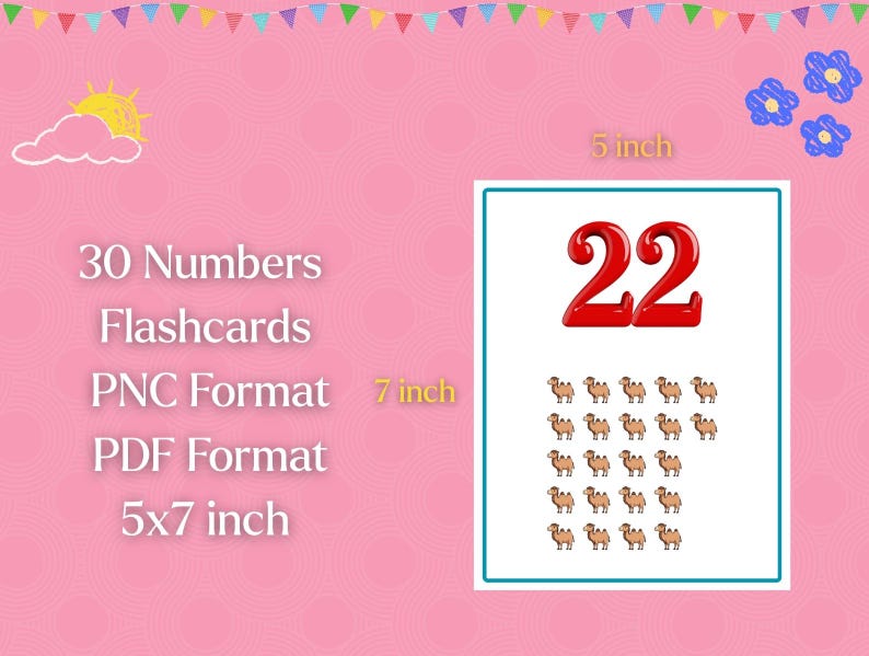 Jungle Number Flashcards 1-30, Preschool Counting, Montessori Activity ...