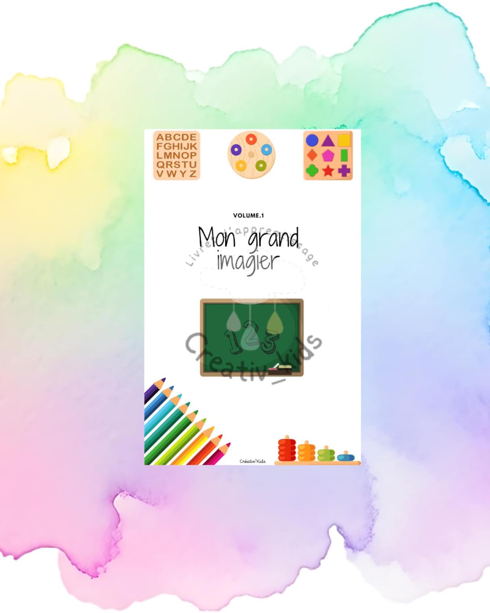 Large Picture Book for Children (PDF) | 44 Pages of Vocabulary and ...