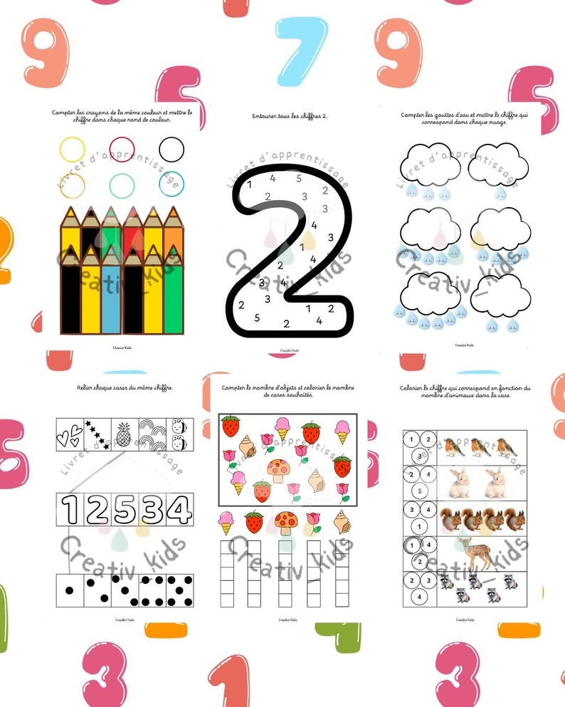 Numbers Activity Booklet 0 to 10 | Printable PDF | Children 3-5 Years ...