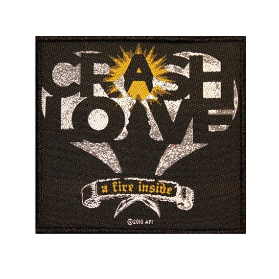 AFI A Fire Inside Crash Love Patch Album Art Music Band Woven | Etsy