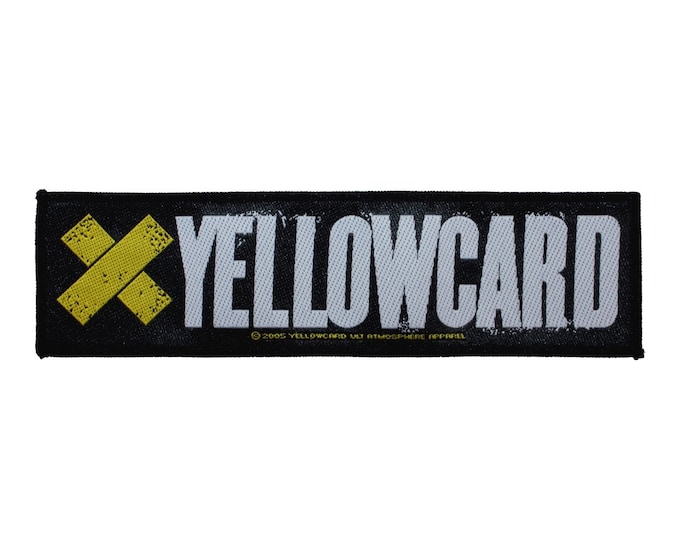 SS Yellowcard Punk Band Logo Patch Alternative Pop Rock Woven Sew on ...