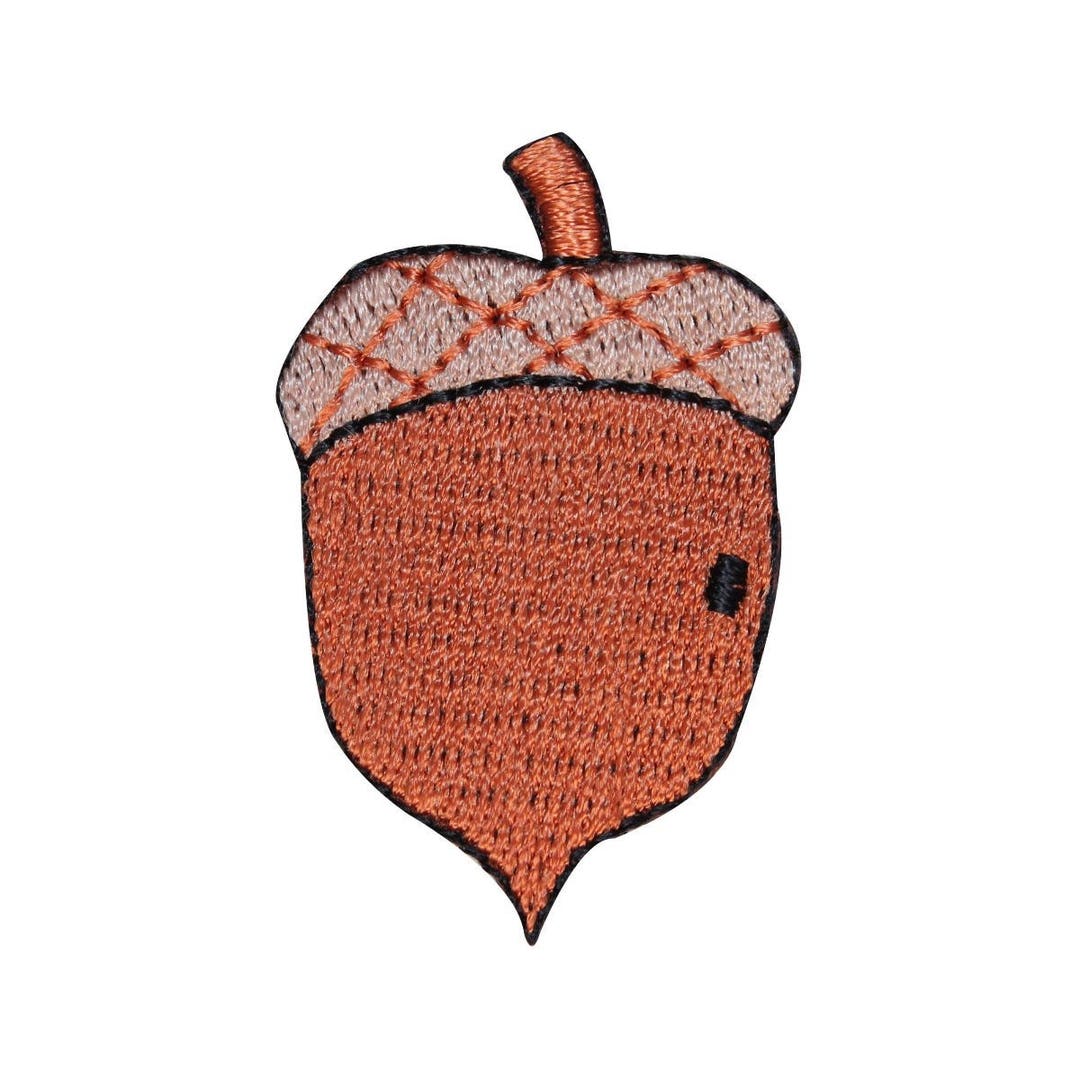 ID 1415A Acorn With Cap Patch Oak Tree Nut Harvest Embroidered Iron on ...