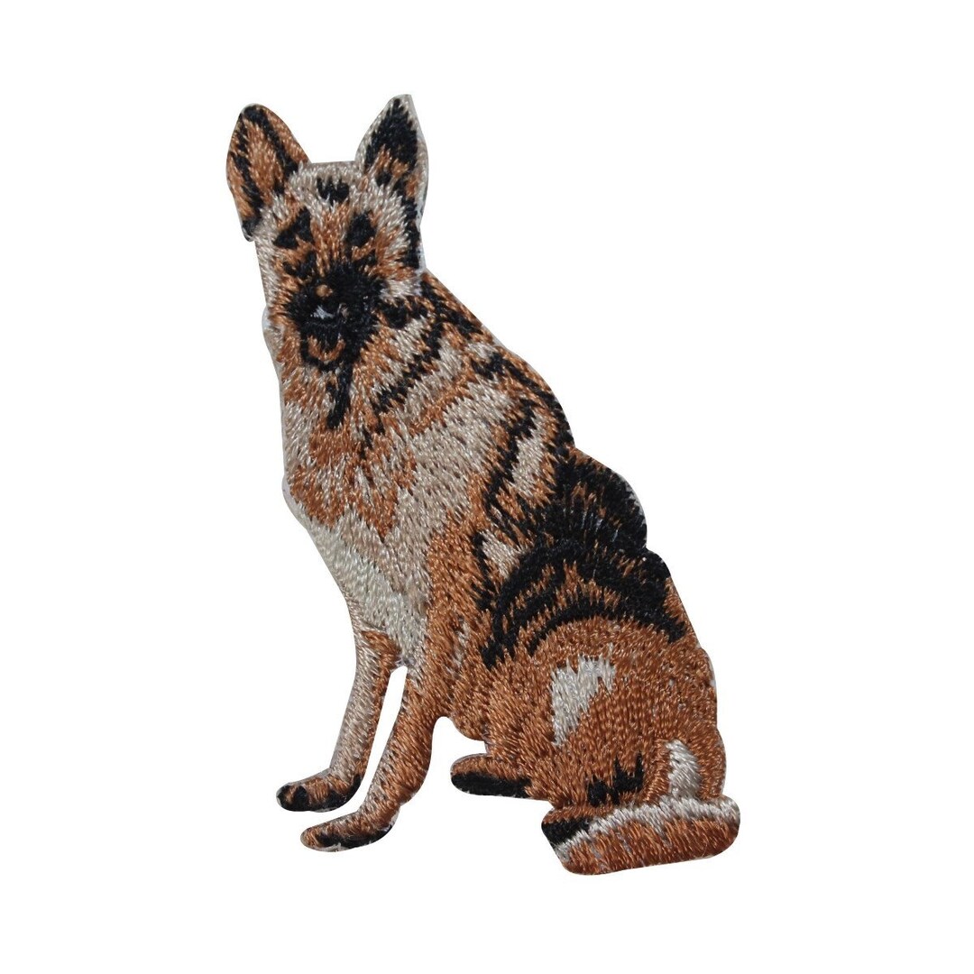 ID 2832 German Shepherd Dog Patch Service Breed Pet Embroidered Iron on ...