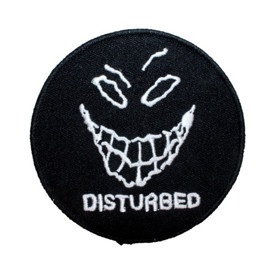 Disturbed Band Mascot Patch the Guy Evil Grin Logo Metal Rock - Etsy ...