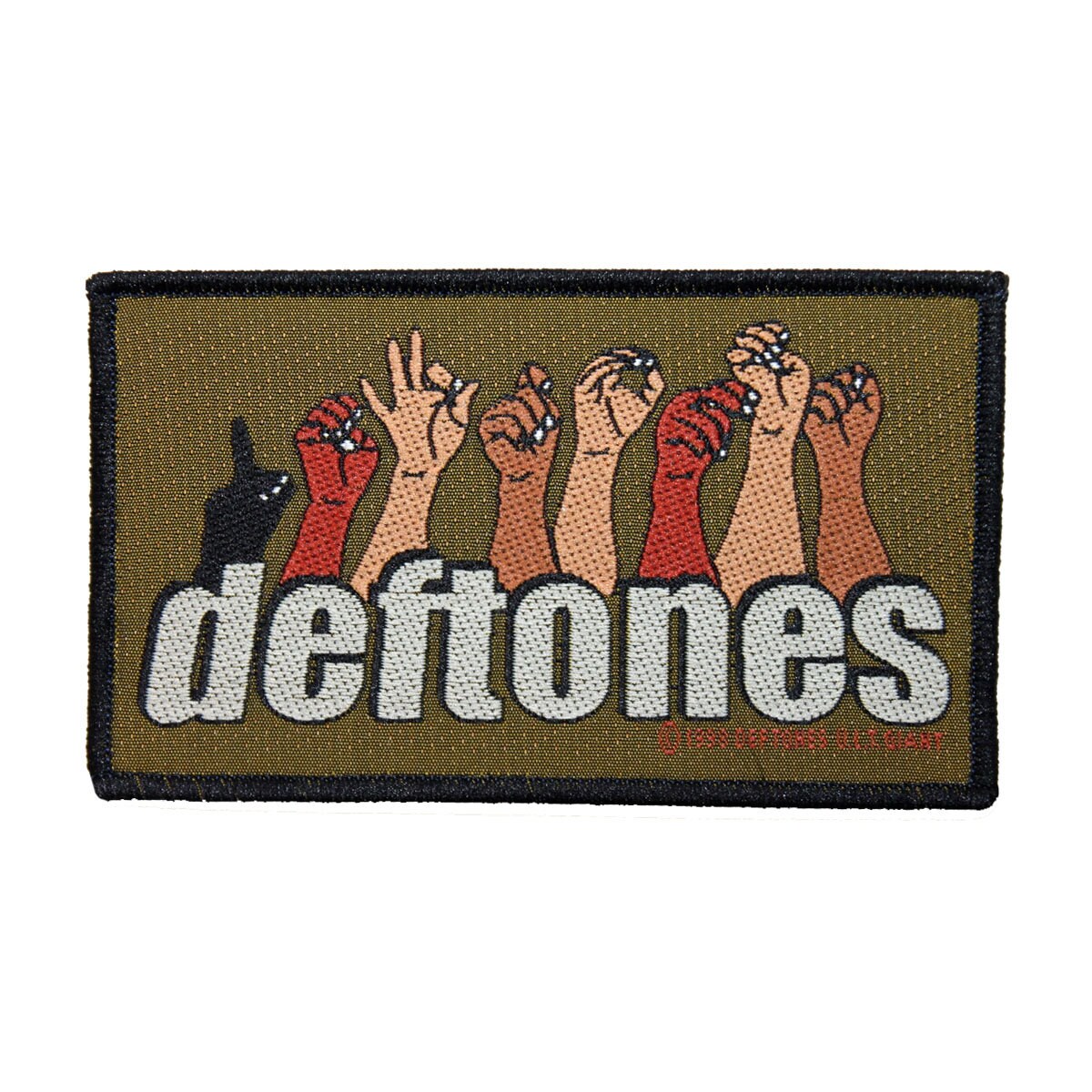 Deftones Sign Language Logo Patch Metal Rock Band Jacket Woven | Etsy