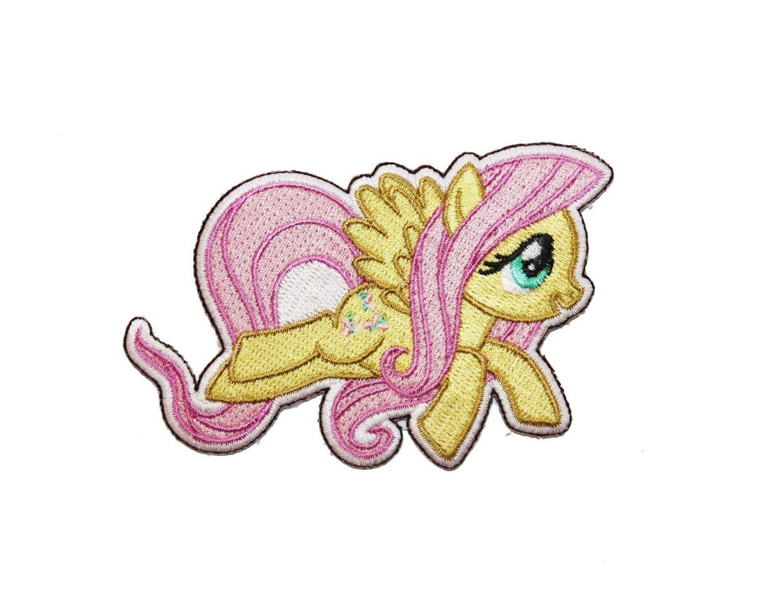 My Little Pony MLP Fluttershy Patch Pegasus G4 Embroidered Iron on ...