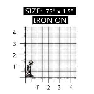 ID 2368G Old Fashion Telephone Patch Phone Operator Embroidered Iron on ...