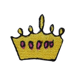 ID 3186 Lot of 3 Gold Crown Patch King Queen Royal Embroidered - Etsy