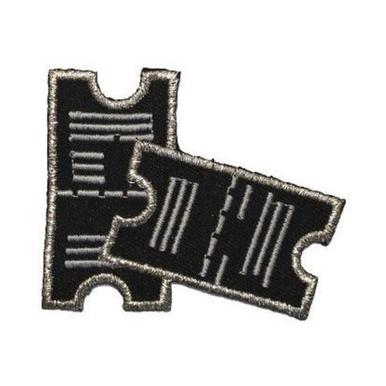 ID 2368B Ticket Stubs Patch Movie Film Cinema Embroidered Iron - Etsy