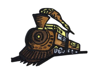 Embroidered Train Patch | Etsy