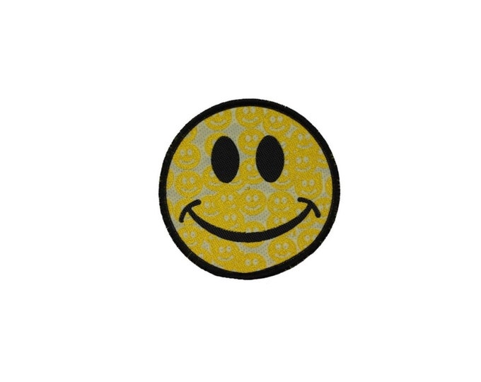 Angry Smiley Face Patch Custom Made - Etsy