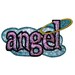 Angel Name Tag Badge Patch Girls Heaven Saying Sign Embroidered Iron on ...