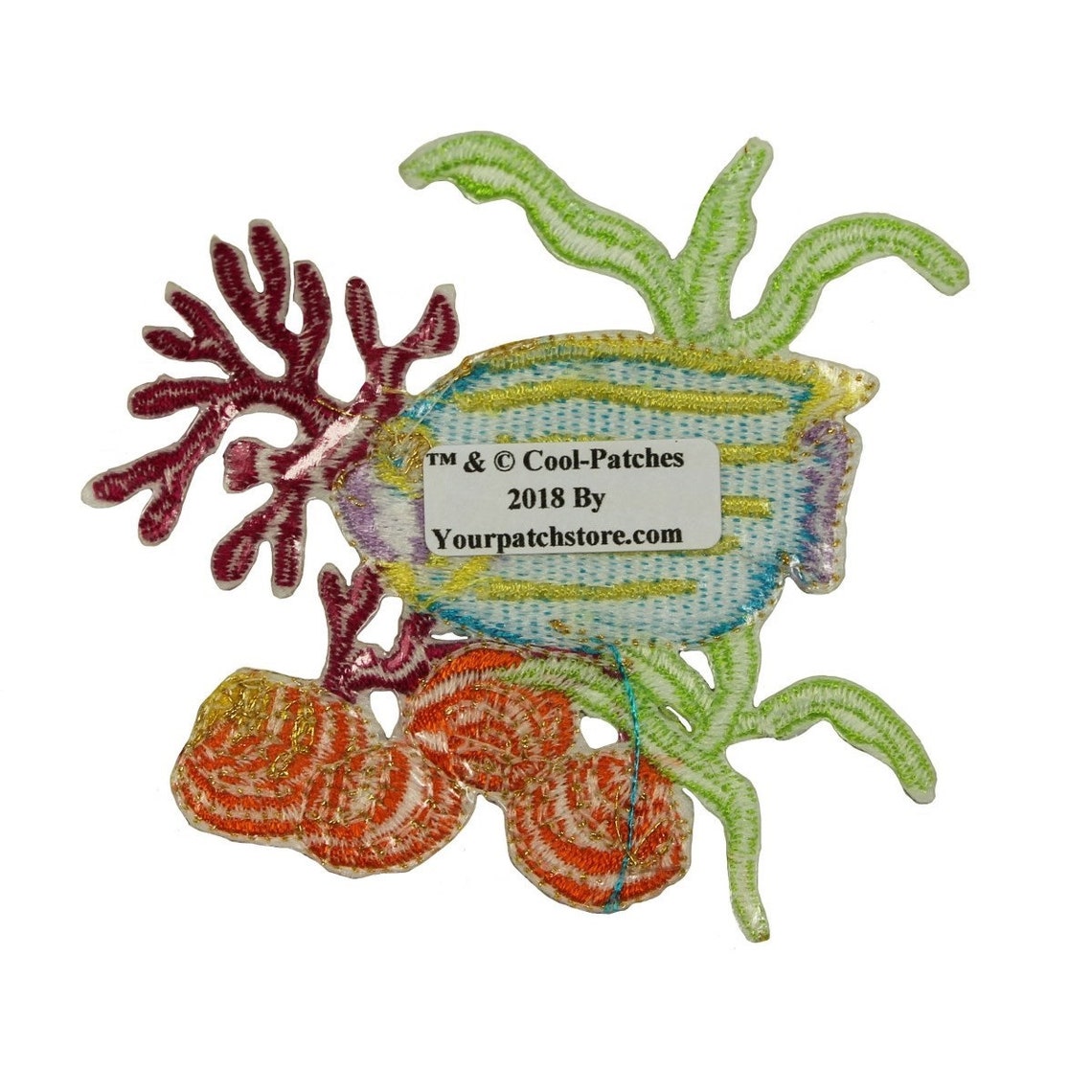 ID 0179 Sea Fish Coral Patch Ocean Aquarium Reef Embroidered - Etsy