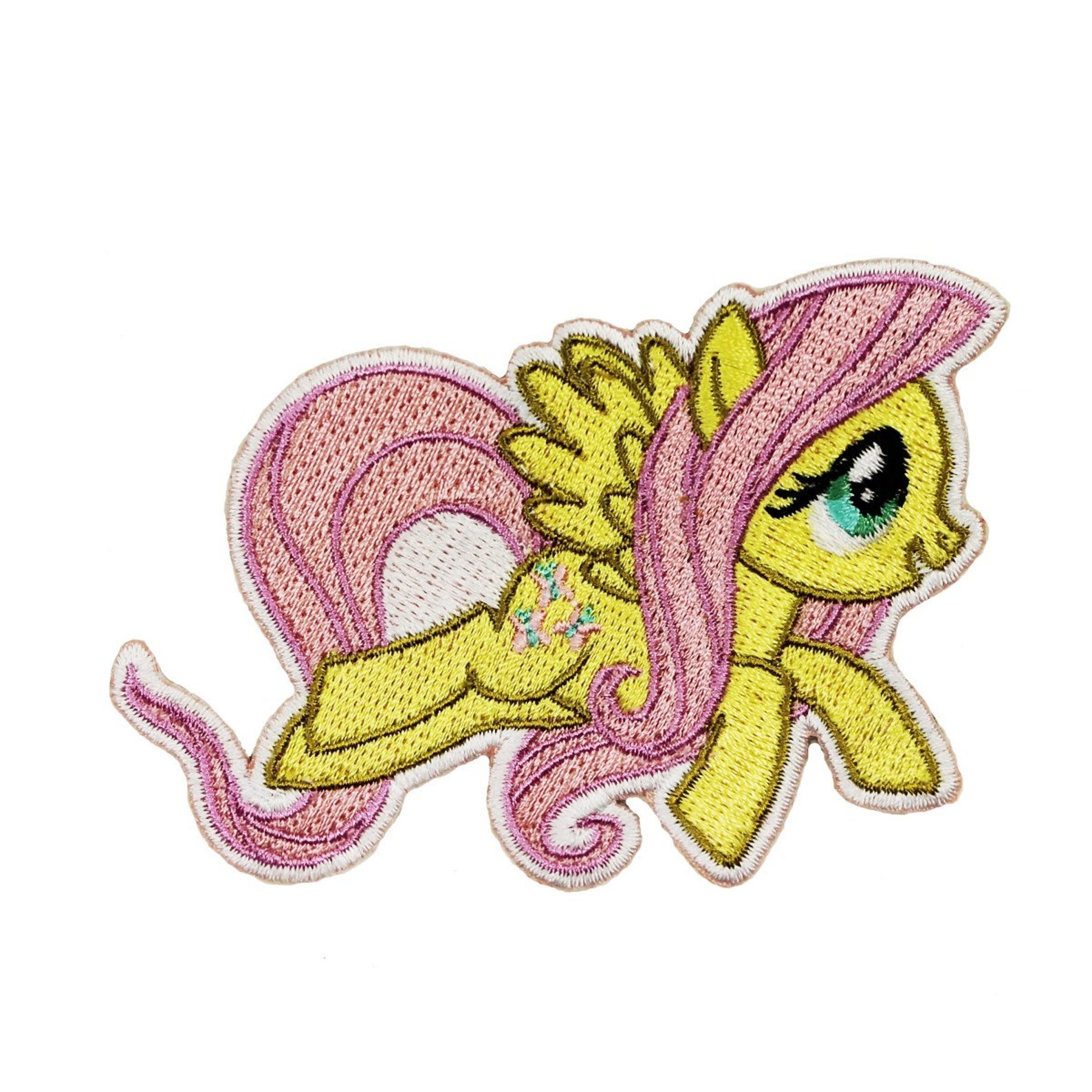 My Little Pony MLP Fluttershy Patch Pegasus G4 Embroidered - Etsy