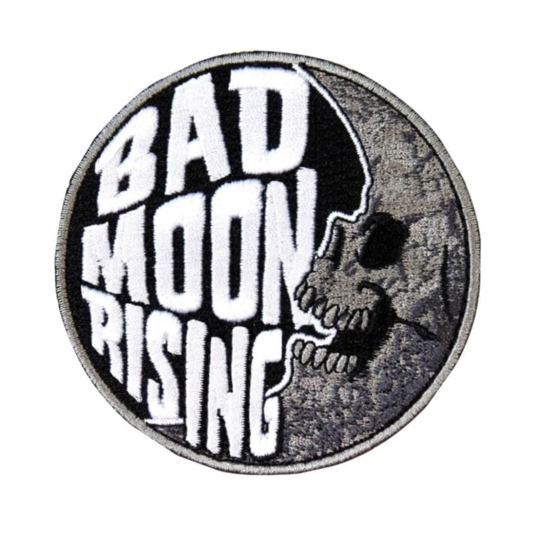 Bad Moon Rising Patch Kreepsville Freaky Scary Embroidered Iron on ...