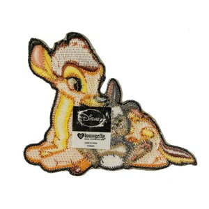 Cute Bambi Thumper Patch Disney Cartoon Classic Craft Apparel Iron on ...