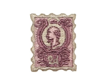 Embroidered Stamp - Etsy