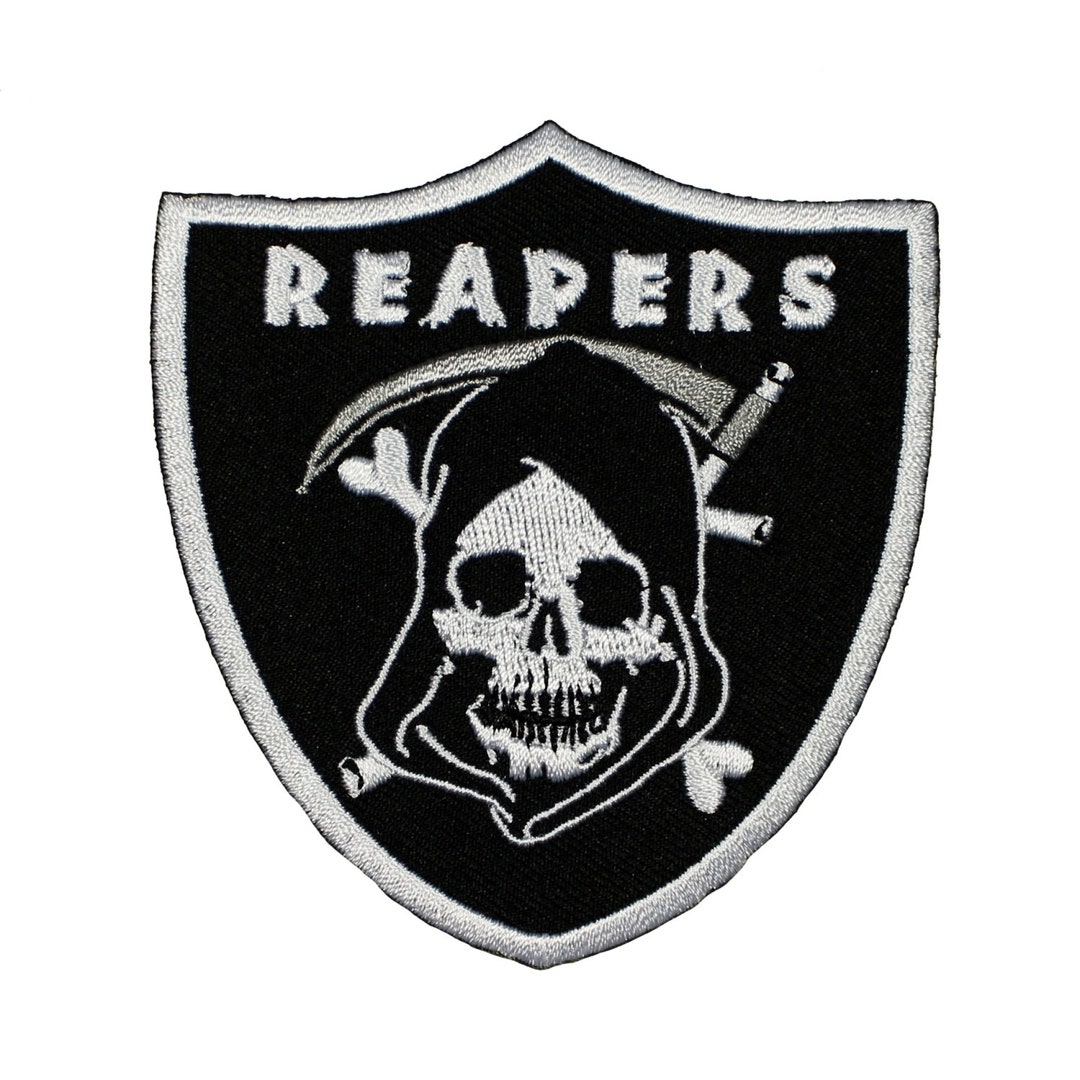 Reapers Badge Patch Grim Death Kreepsville 666 Embroidered Iron on ...