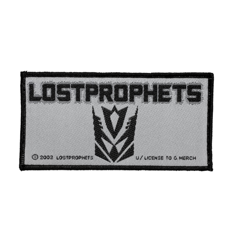 Lostprophets Transformers Logo Patch Alternative Rock Band Woven Sew on ...