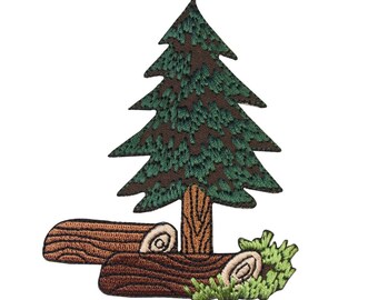 Pine Tree Applique | Etsy