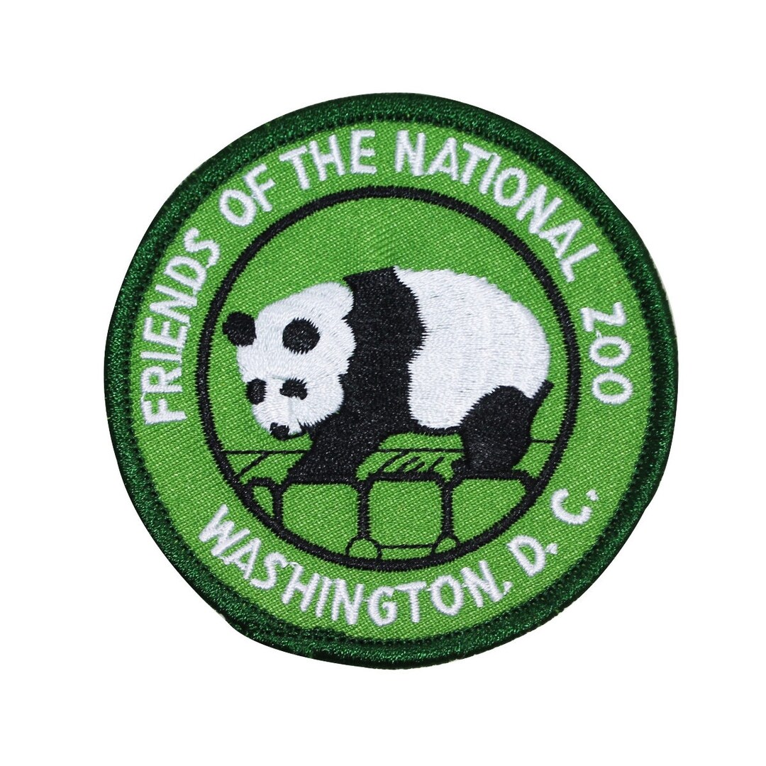 Friends of the National Zoo Patch Washington Panda Embroidered Iron on ...