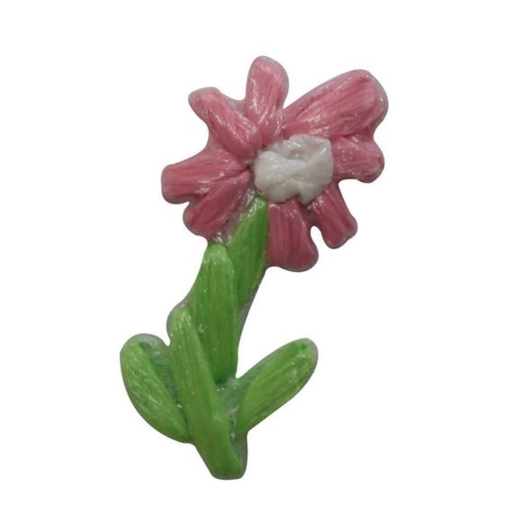 ID 6915 Pink Flower Blossom Patch Craft Garden Spring Wax | Etsy