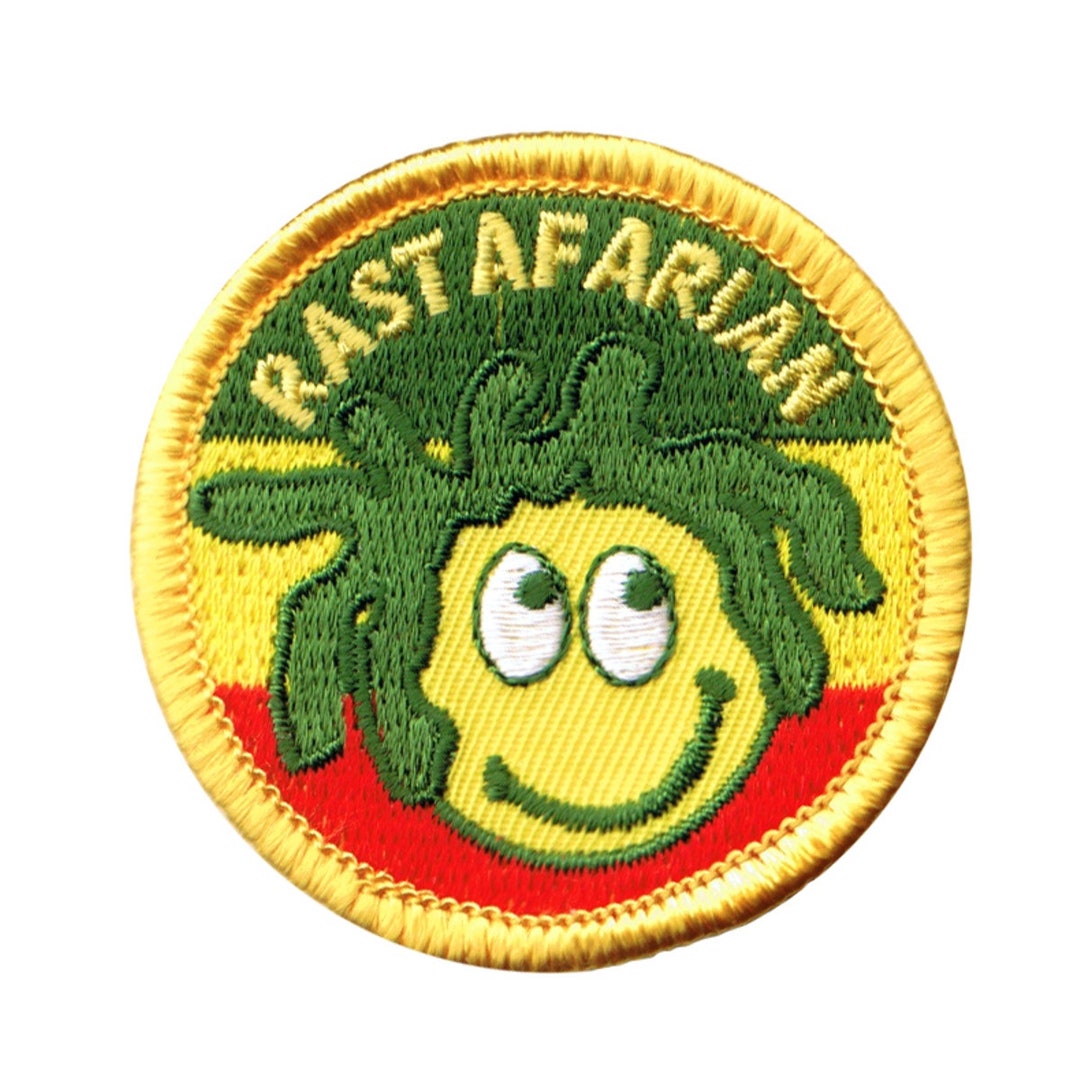 Rasta Reggae Dude Patch Smiley Rasta, cannabis cannabis brodé fer sur ...