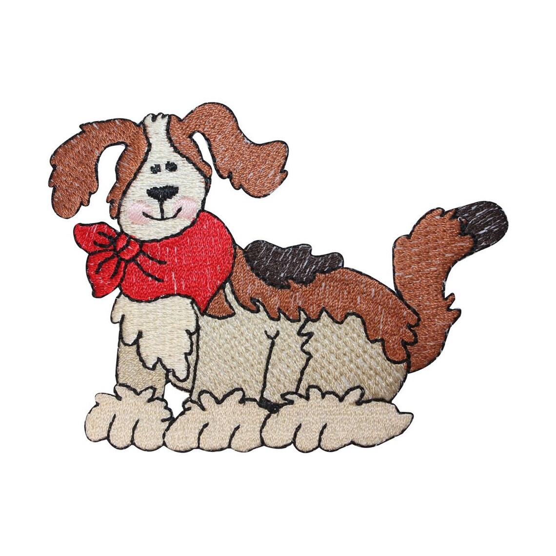 ID 2775 Cartoon Dog Patch Bandana Puppy Breed Pet Embroidered Iron on ...