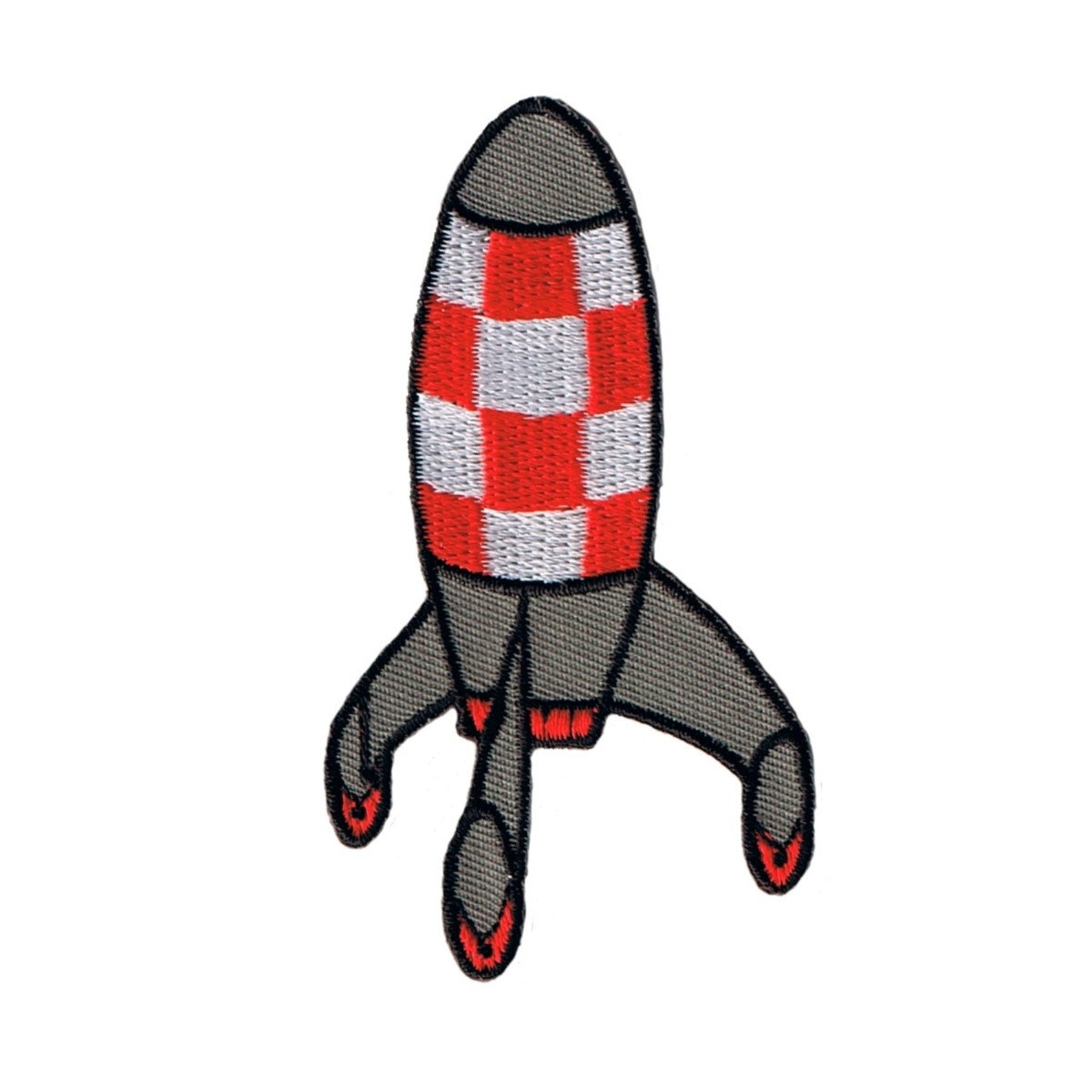 Rocket Ship Patch Missile Cool Kid Space Toy Embroidered Iron on ...