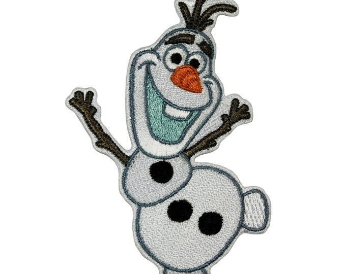 Olaf Inspired Iron on Patch Olaf Inspired Applique - Etsy