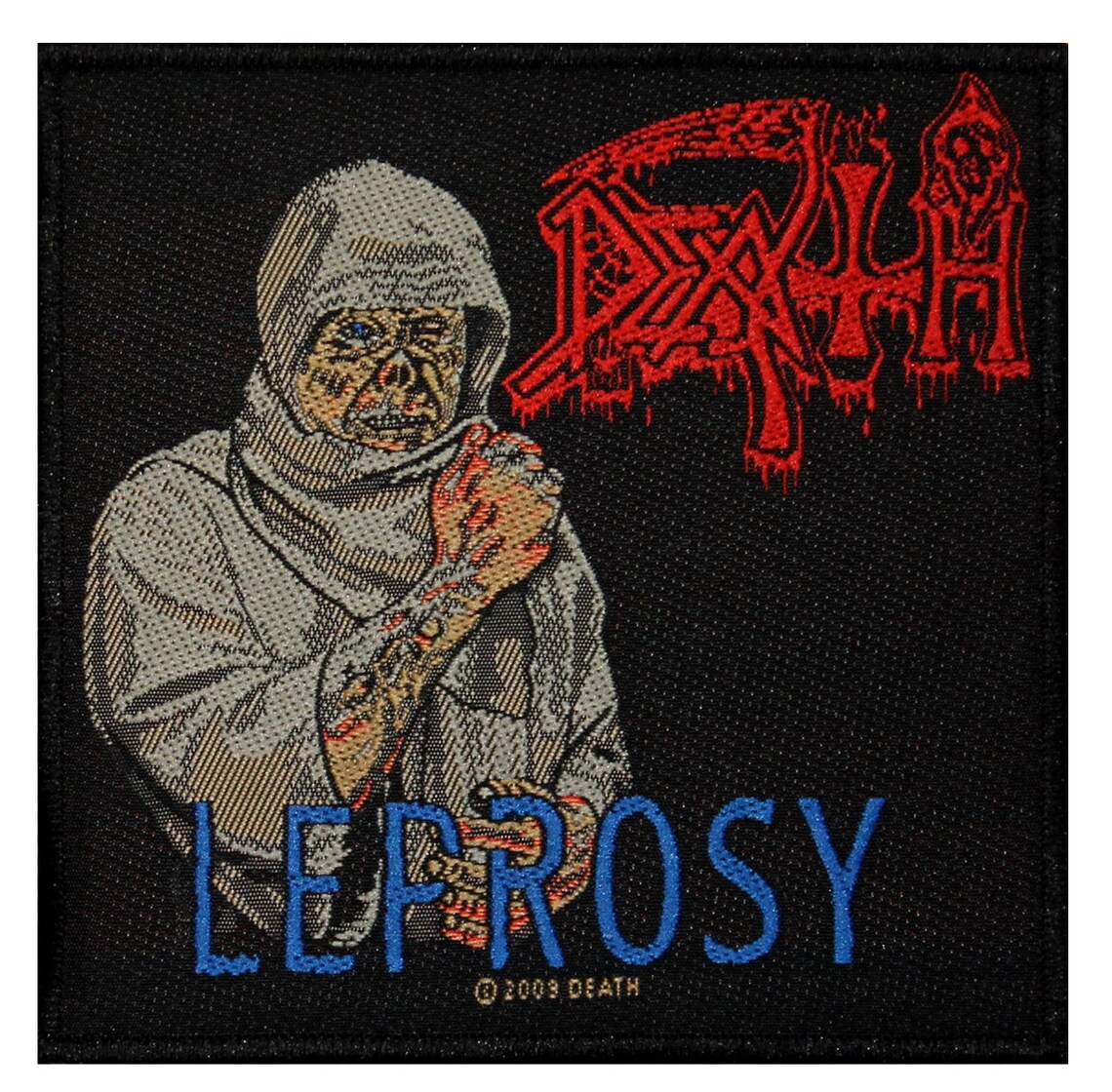 Death Leprosy Patch Album Art Heavy Metal Band Jacket Woven | Etsy