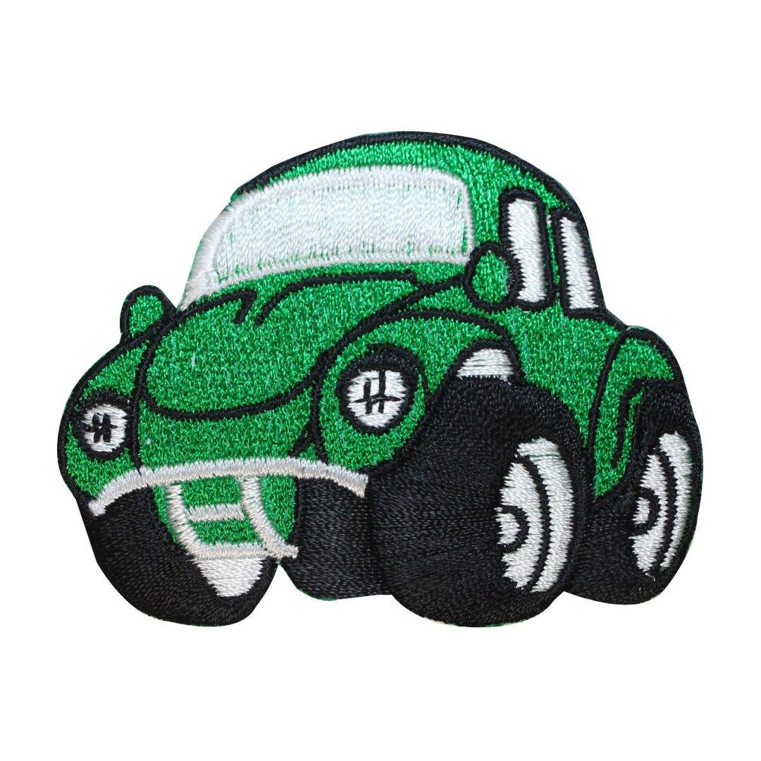 ID 1936 Cute Bug Car Patch Small Kids Toy Buggy Embroidered Iron on ...