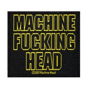 Fcking Machine Head Patch Live Album Heavy Metal Band Woven - Etsy