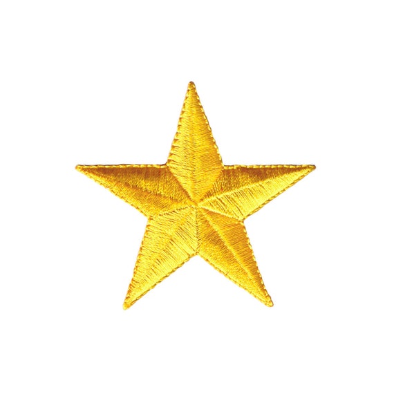 2 1/2 INCH Yellow Star Patch Astronomy Astrology Embroidered | Etsy