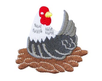 Chicken Patches Iron on Patches or Sewing on Patch Cute - Etsy