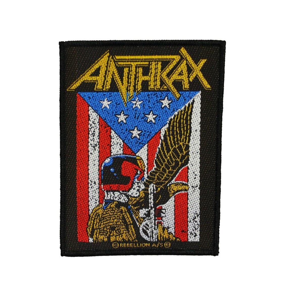 Anthrax Judge Dredd Patch Heavy Metal Band Song Woven Sew On | Etsy