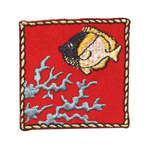 ID 0193 Coral Fish Patch Underwater Ocean Sea Life Embroidered - Etsy