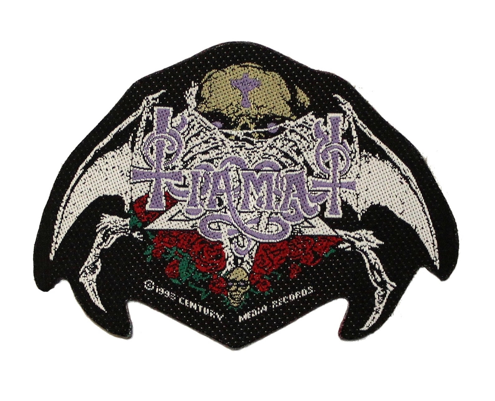 Tiamat Logo Patch Skull and Roses Gothic Metal Band Music - Etsy