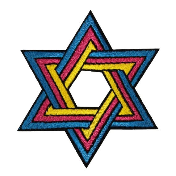 ID 8261 Jewish Star of David Shield Patch Hanukkah Embroidered - Etsy