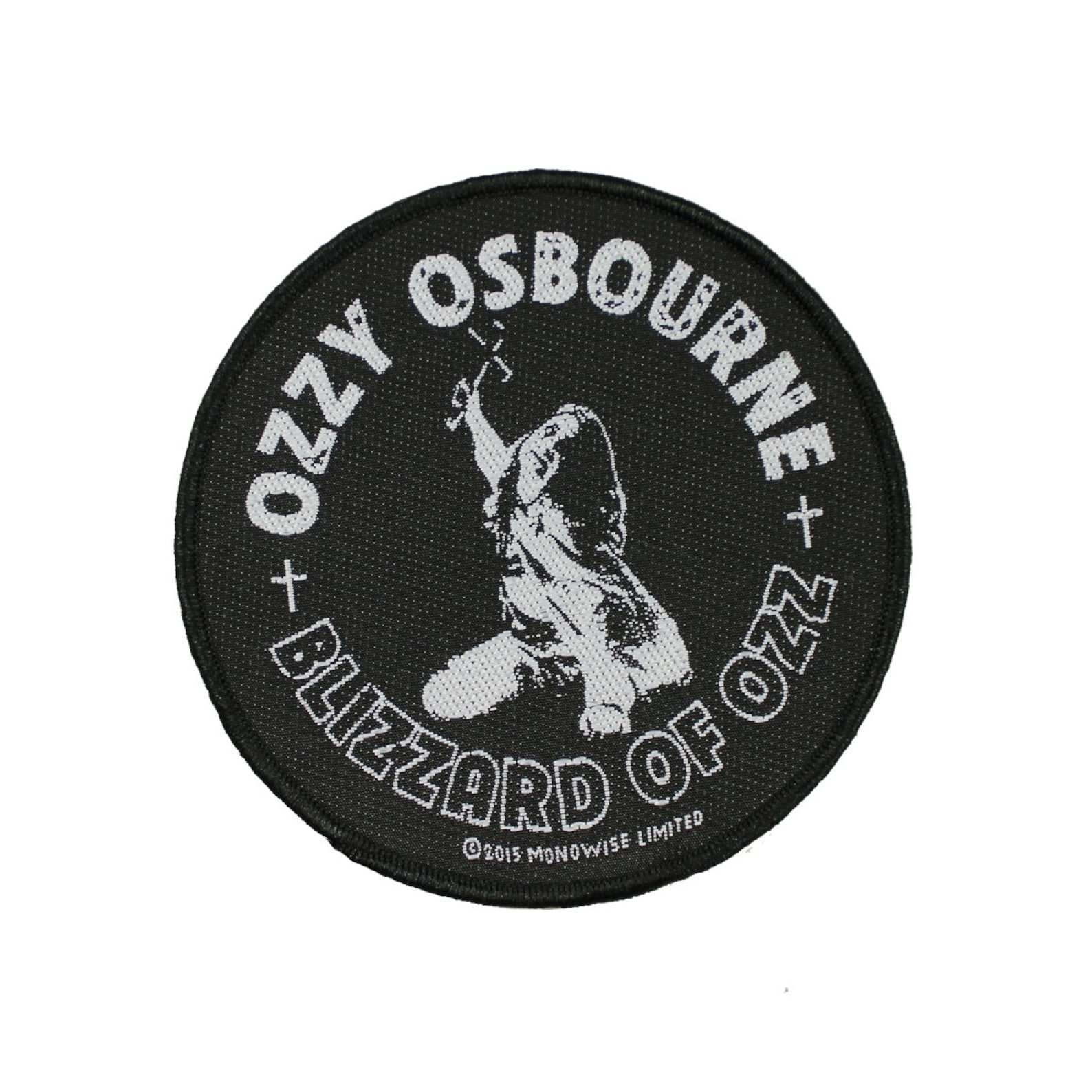 Ozzy Osbourne Blizzard of Ozz Patch Album Art Heavy Metal Woven Sew on ...