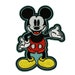 Mickey Mouse Face Patch Disney Mascot Character Craft Apparel Iron-on ...