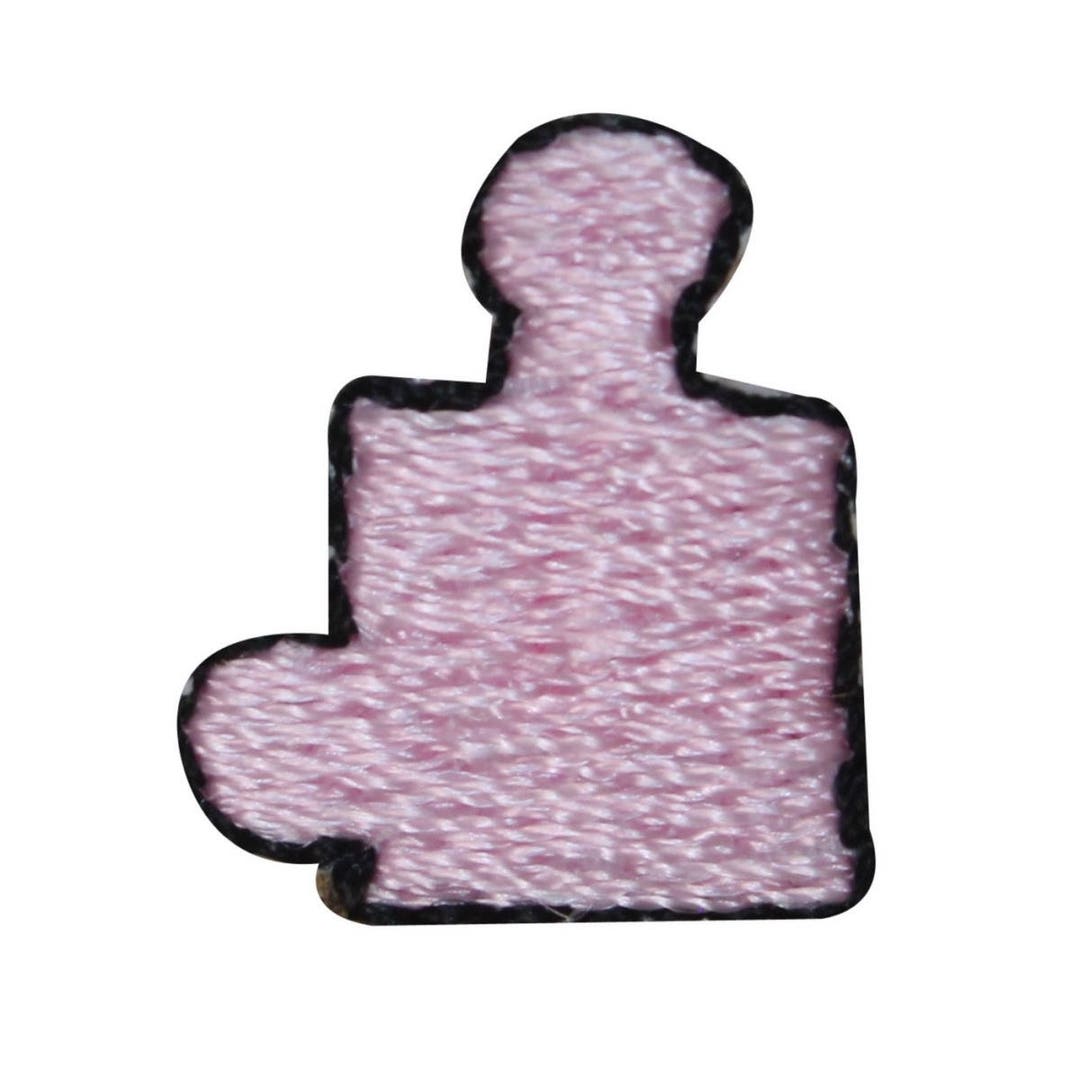 ID 3195B Puzzle Piece Patch Picture Game Craft Embroidered Iron on ...