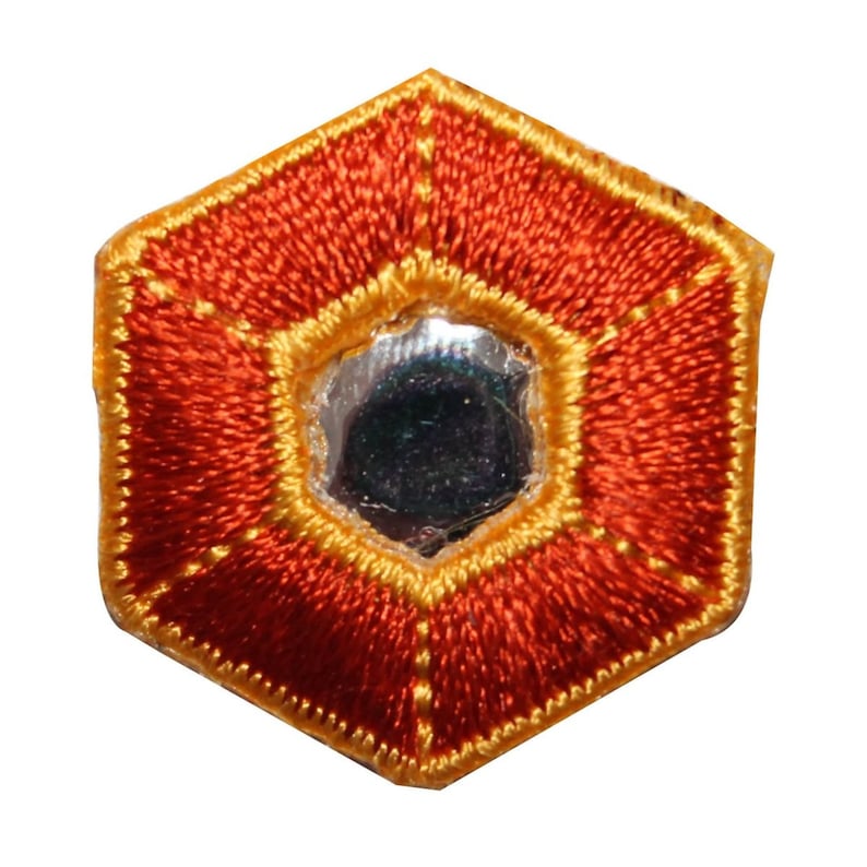 ID 8811 Reflective Hexagon Symbol Patch Gem Shield Embroidered - Etsy