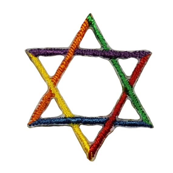 ID 8263 Lot of 3 Jewish Star of David Patch Symbol Embroidered | Etsy