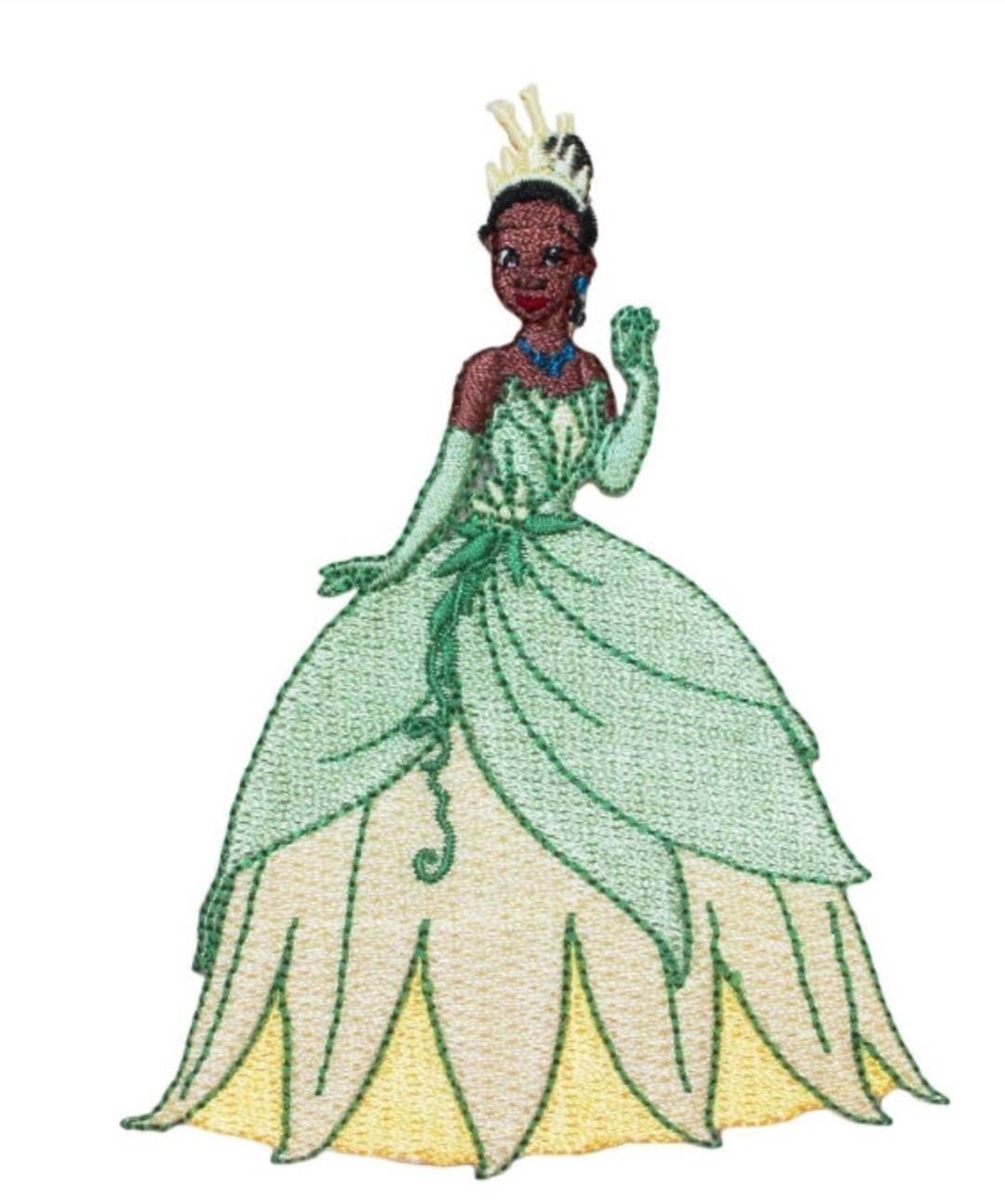 Tiana Princess & the Frog Patch Kids Disney Movie Craft Apparel Iron on ...