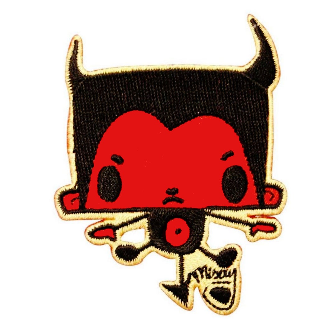 Illicit Misery Devil Jumping Patch Kid Satan Hell Embroidered Iron on ...
