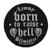 Motorhead Lemmy Kilmister Born to Raise Hell Patch Metal Woven Sew on Applique - Etsy